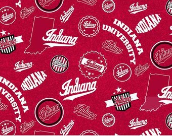 Indiana University Fabric | Etsy