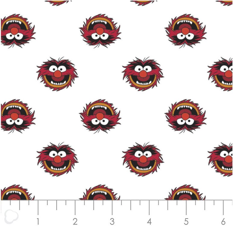 Disney's the Muppets Collection Cotton Fabric by the Yard - Etsy