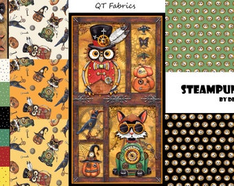 Steampunk Fabric - Etsy