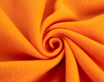 Solid Burnt Orange Anti-pill Fleece Fabric by the Yard medium Weight - Etsy
