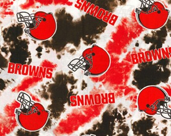 Cleveland Browns Fabric by the Yard - Etsy