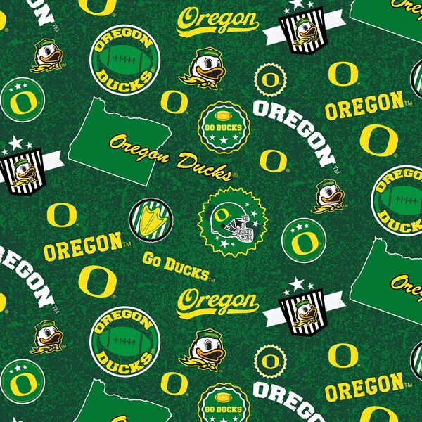 Oregon Ducks Fabric - Etsy