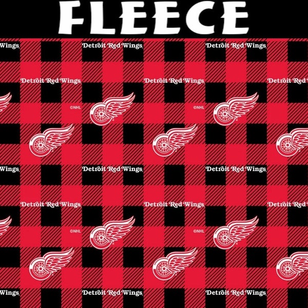 Detroit Red Wings Fabric - Etsy