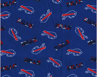 Buffalo Bills Cotton Fabric | Etsy