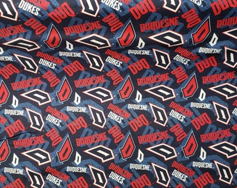 NCAA Duquesne University Dukes DUQ-1178 Packed Toss Navy Blue & Red ...