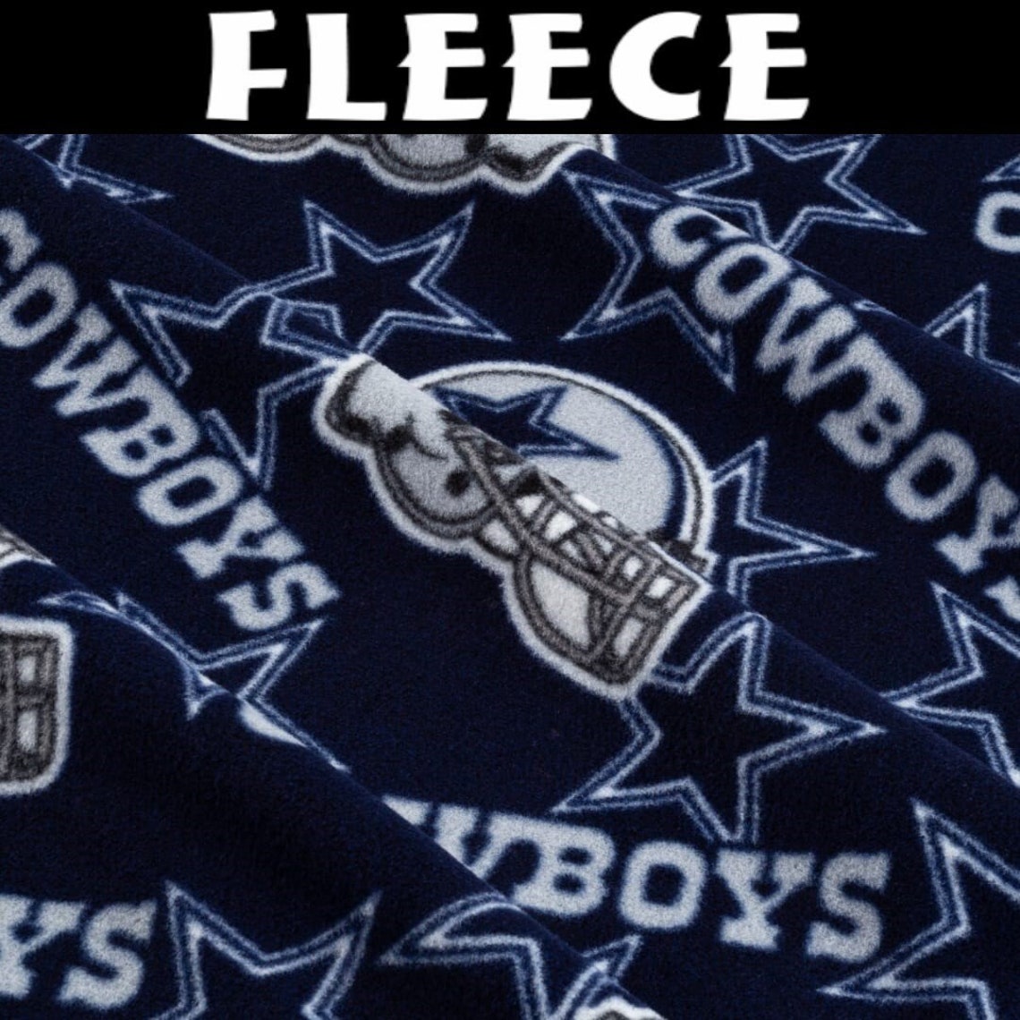 NFL Dallas Cowboys Football Fleece Fabric 6245 D | Etsy