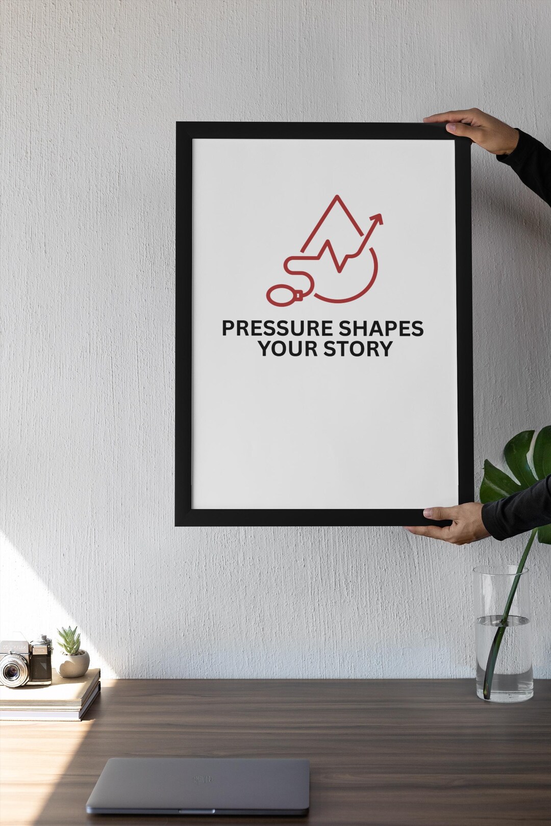 Pressure Shapes Your Story Printable Art, Motivational Wall Decor ...