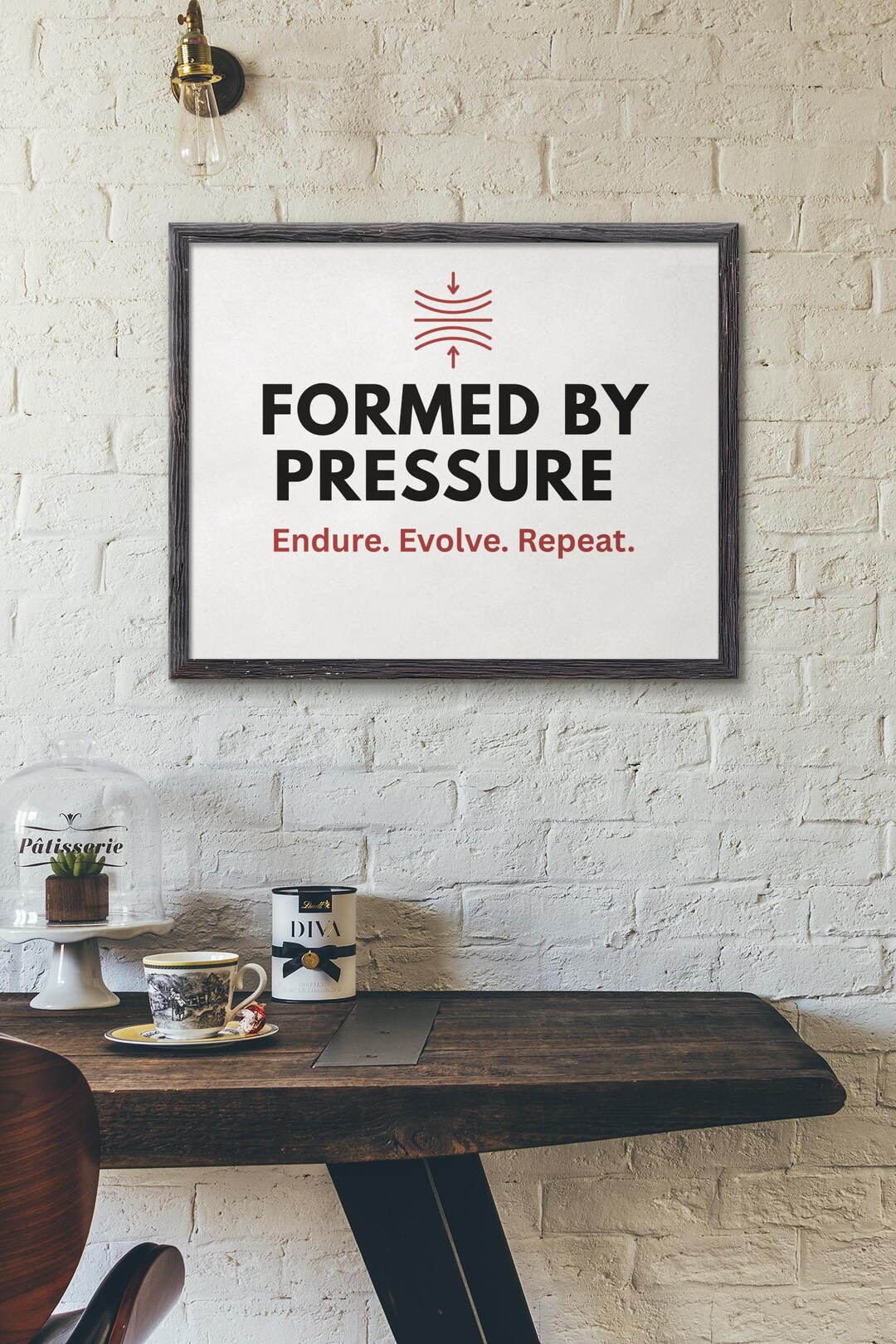 Formed by Pressure Printable Art, Motivational Wall Decor, Minimalist ...