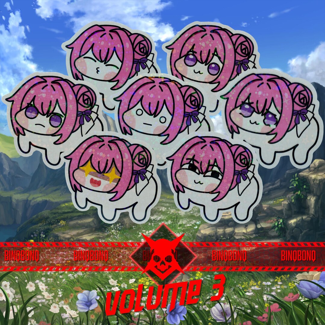 7 NIKKE Doro Stickers | Volume 3 - Holographic Vinyl 2"x2" - Etsy
