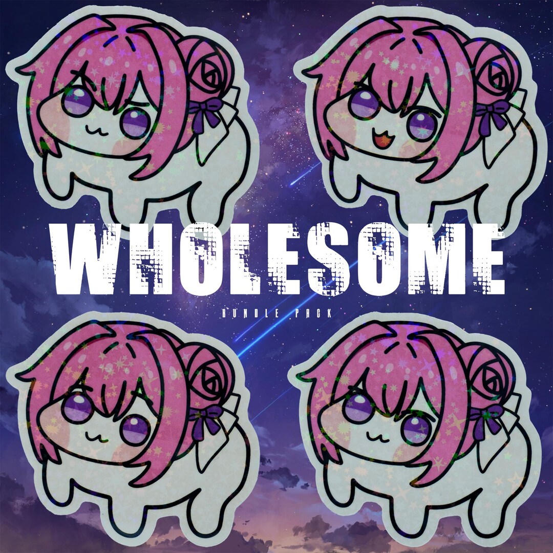 4 NIKKE Doro Stickers | Wholesome Bundle - Holographic Vinyl 2"x2" - Etsy
