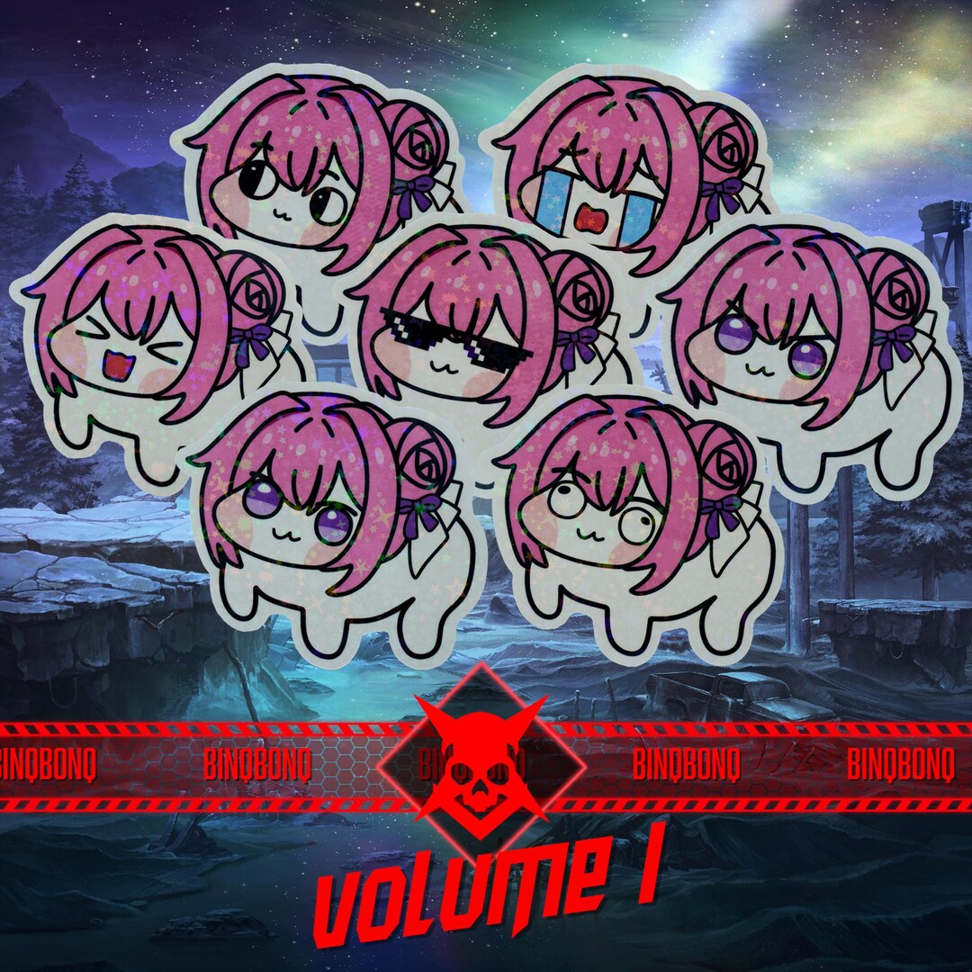 7 NIKKE Doro Stickers | Volume 1 - Holographic Vinyl 2"x2" - Etsy