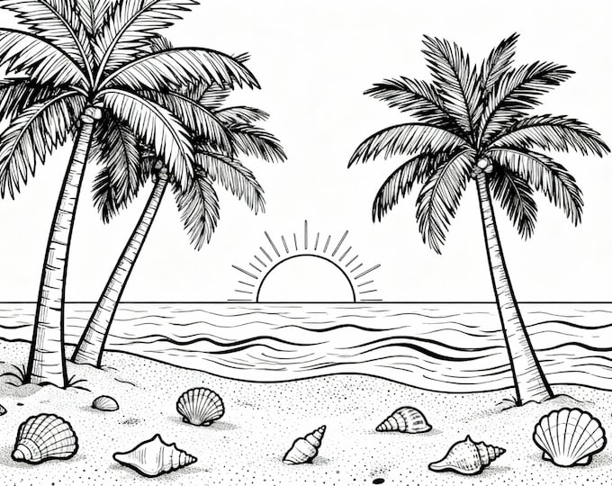 Bahamas Digital & Printable at Home Coloring Page - Etsy Canada