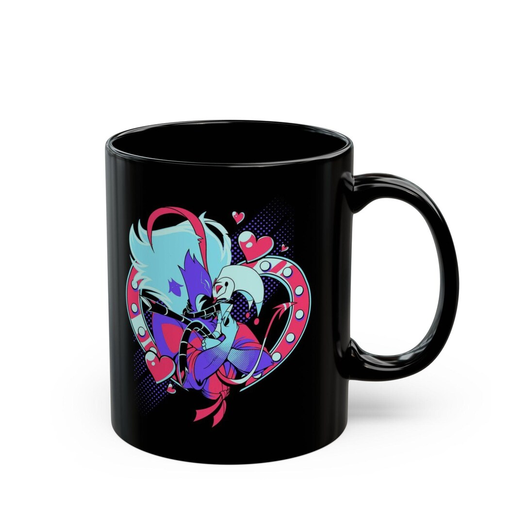 Asmodeus and Fizzarolli Helluva Boss Mug, Cartoon Gift Coffee Cup ...