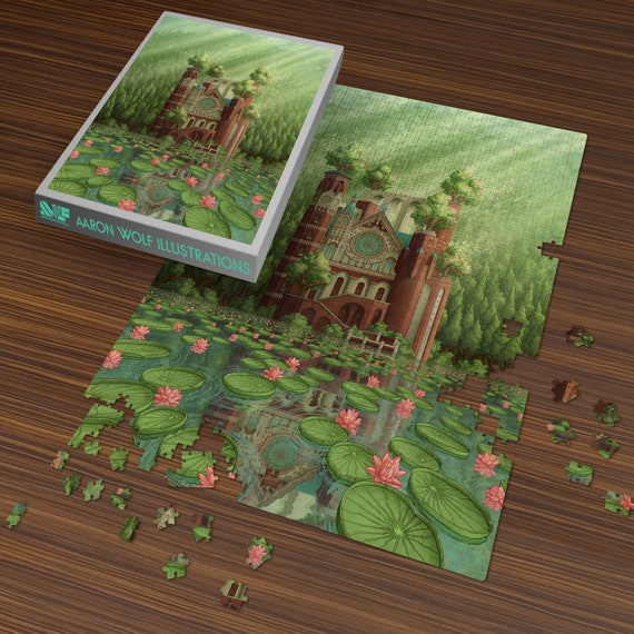 Cathedral of the Changing Tides Jigsaw Puzzle - Etsy