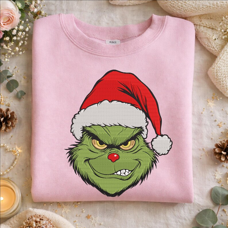 Combo 9 File Grinch Embroidery Design Bundle, Funny Grinch Character ...