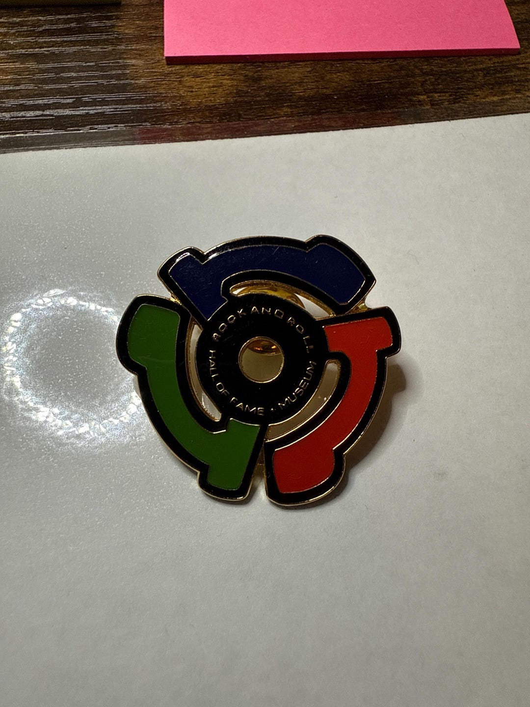 Rock & Roll Hall of Fame Museum Pin • Multicolor Enamel Logo Badge ...
