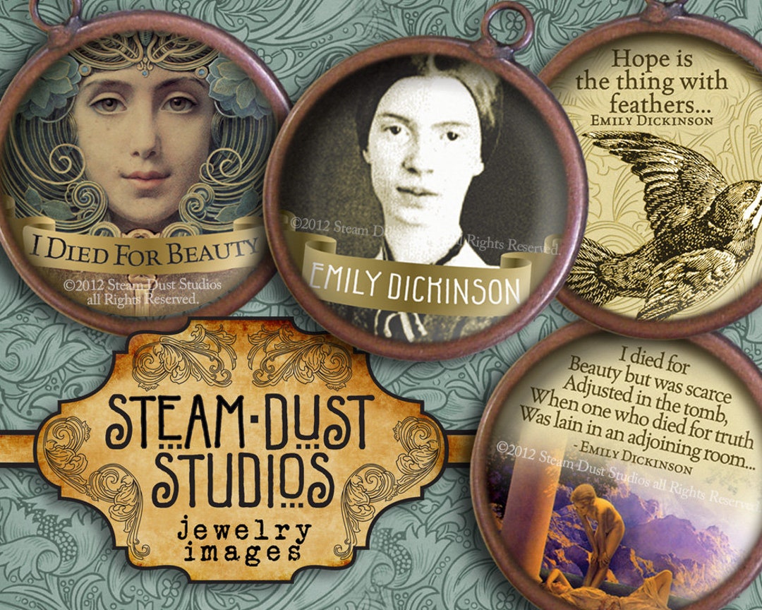 Jewelry Printables, Jewelry Images, Cabochon Images - Emily Dickinson ...