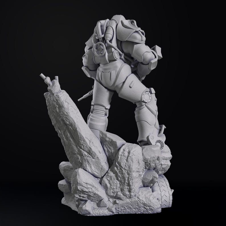 Master Chief 3D Print STL | Bust & Full Diorama Model | Instant ...