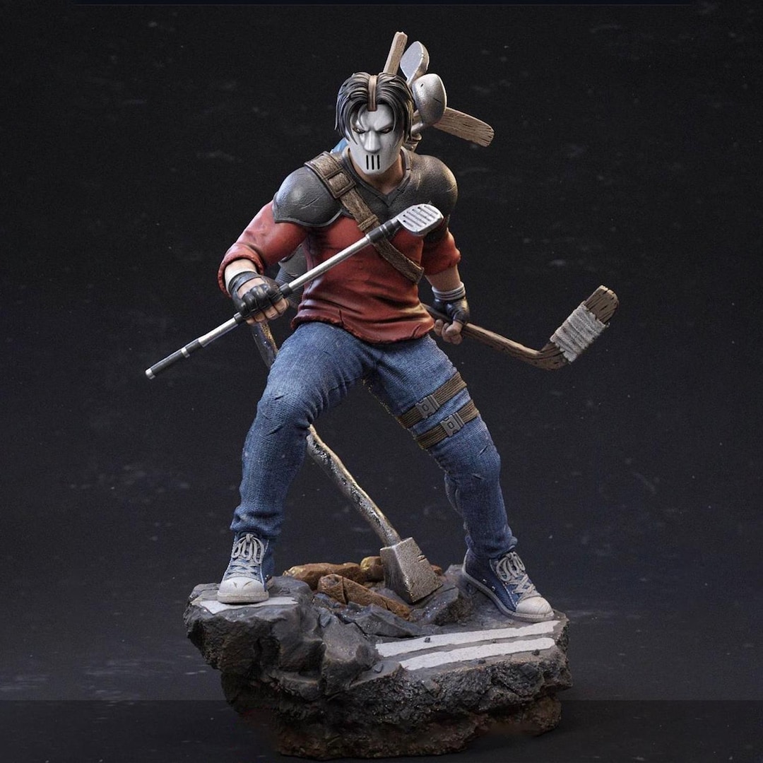Urban Vigilante Fanart STL | 1/6 Scale | Masked Warrior With Bat on ...