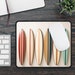 Retro Surf Board Mouse Pad Vintage Surfboard Mouse Pad Retro Surf Decor ...