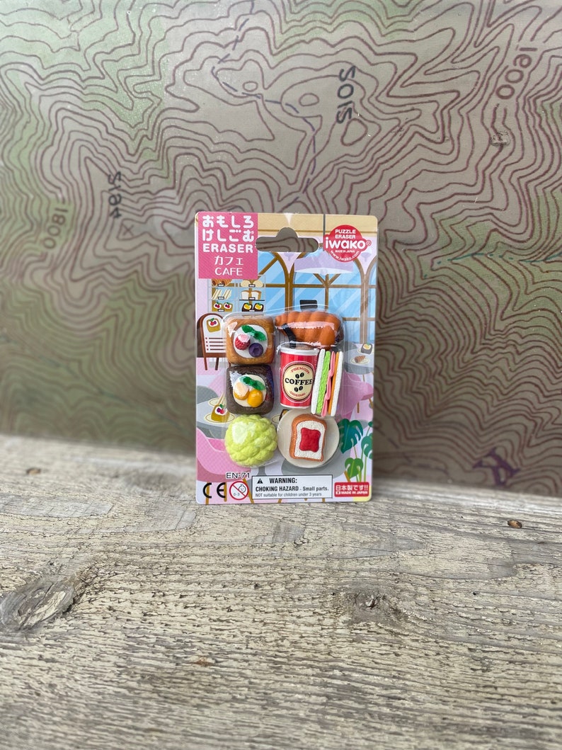 Mini Cafe Eraser Set Cute Eraser Japan Food Eraser Pastry - Etsy