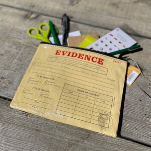 Police Evidence Bag Office Supply Bag Zip Pouch Pen Pouch Pencil Bag ...