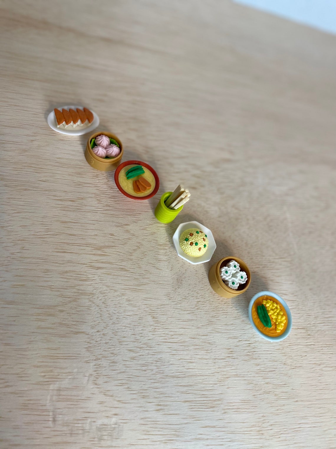 Chinese Dim Sum Eraser Set Iwako Japan Eraser Chinese Food Eraser Dim ...