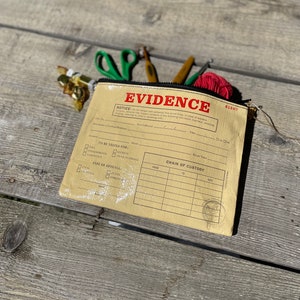 Evidence Bag, Detective, True Crime, True Crime Gift, Murder Pencil Bag ...