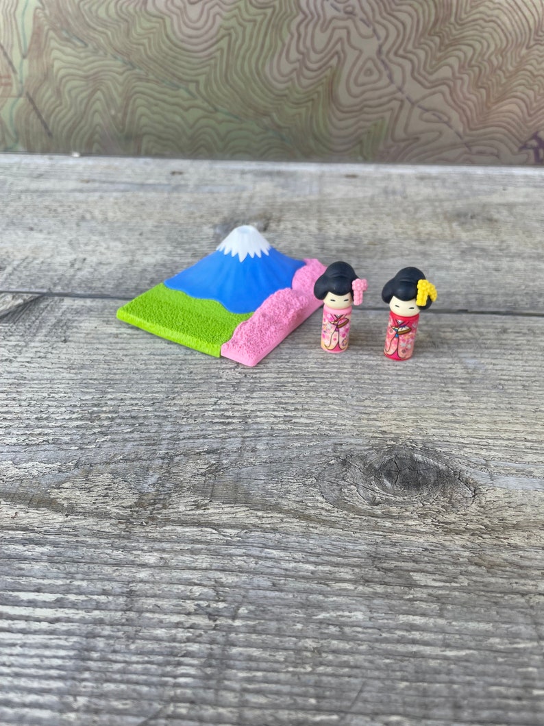 Mt Fuji and Maiko Eraser Set Japan Cute Eraser Japanese Iwako Eraser 3d ...