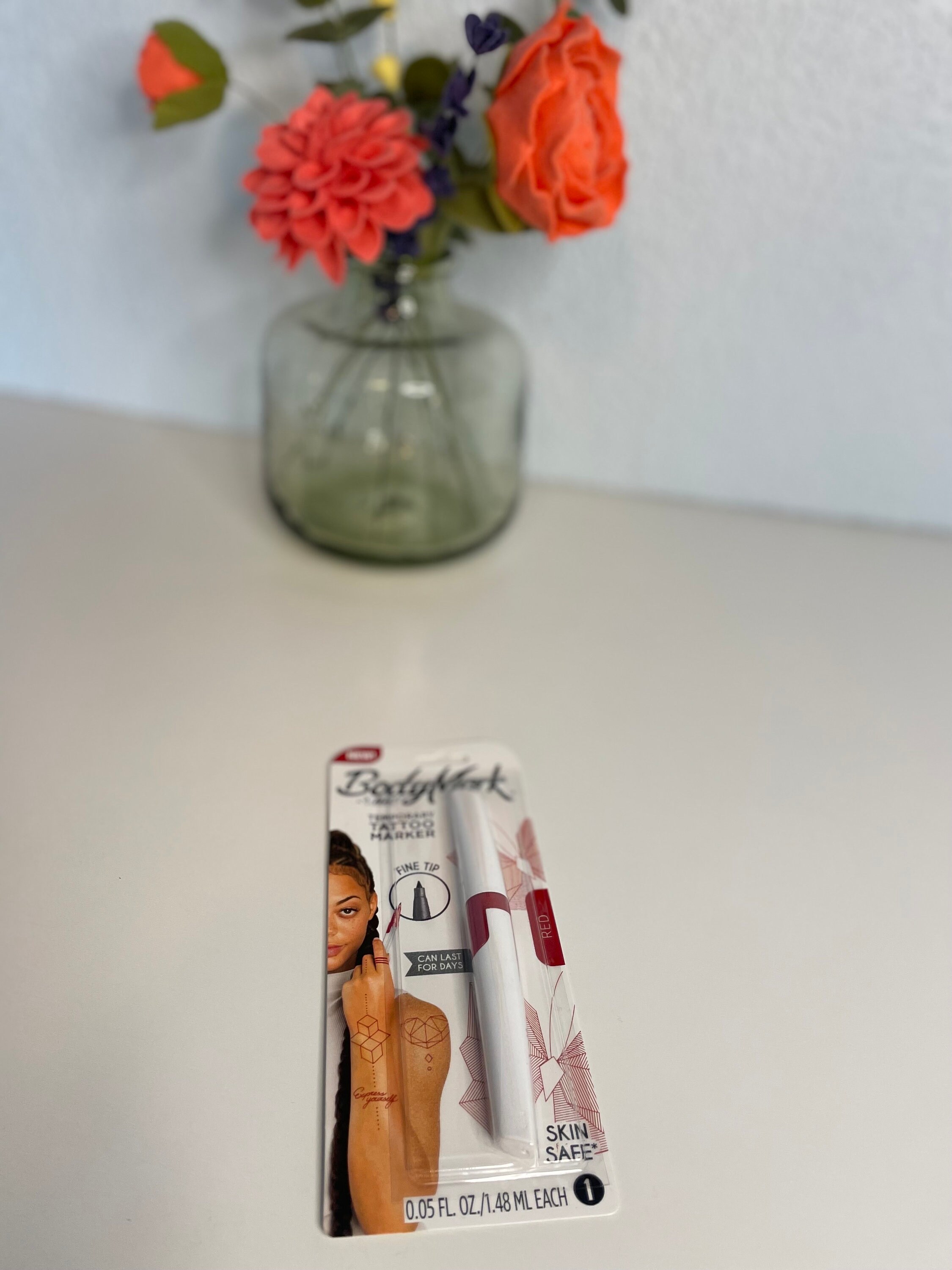 Temporary Tattoo Marker Body Marker Red Tattoo Marker Skin - Etsy