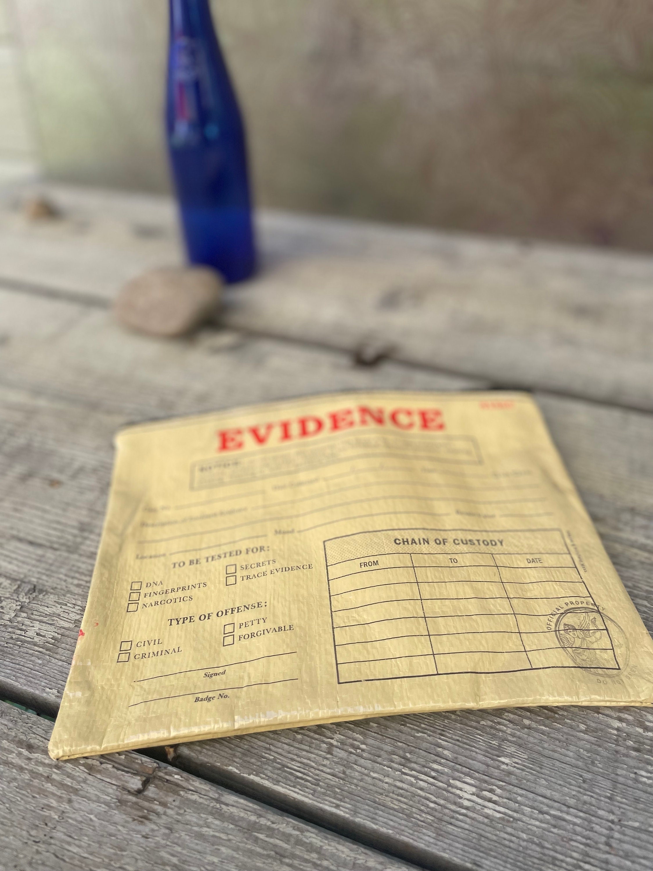Evidence Bag, Crime Scene Kit, Office Bag, Zip Pouch,true Crime Gift ...