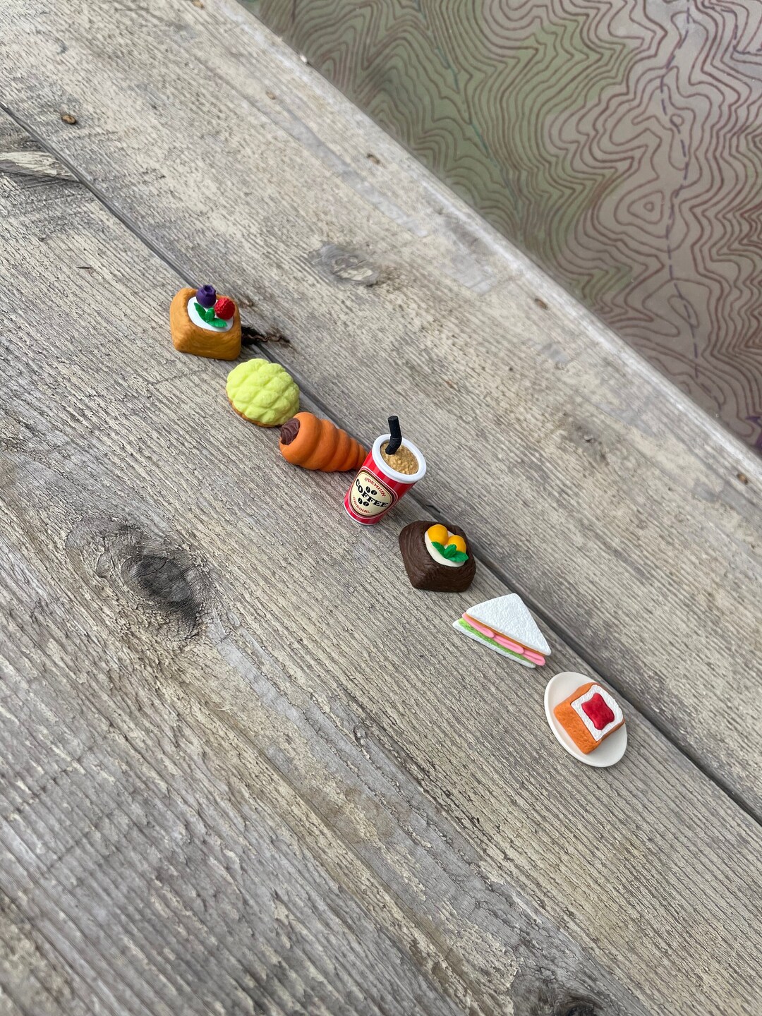 Mini Cafe Eraser Set Cute Eraser Japan Food Eraser Pastry Coffee Mini ...