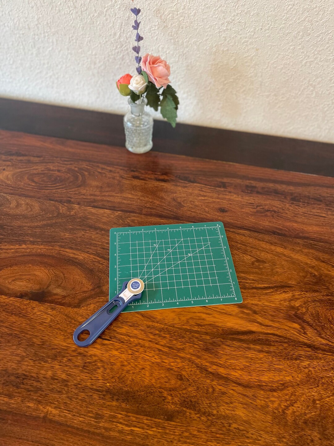 6x8 Rotary Cutting Mat With Rotary Cutter Crafting Set Self Healing ...