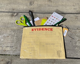 Evidence Bag, Crime Scene Kit, Office Bag, Zip Pouch,true Crime Gift ...