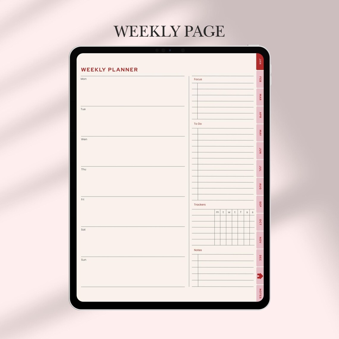 Timeless & Undated Daily, Weekly, Monthly Planner - Etsy