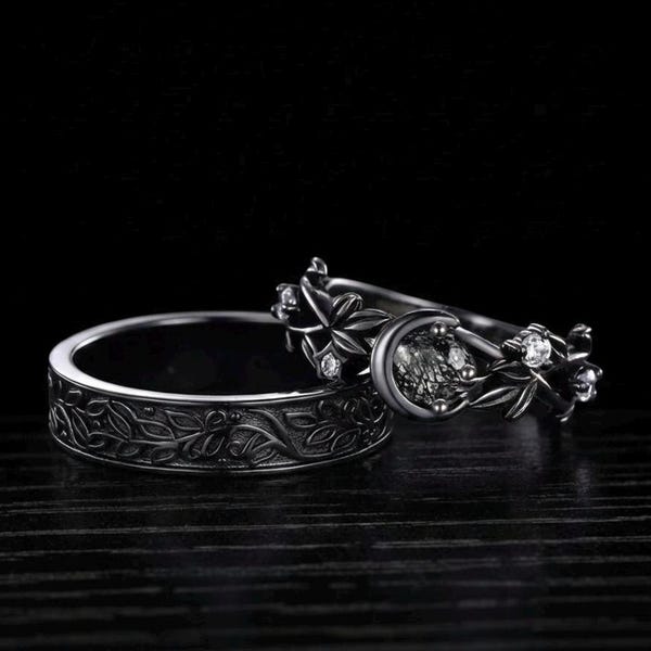 Wiccan Wedding Ring - Etsy