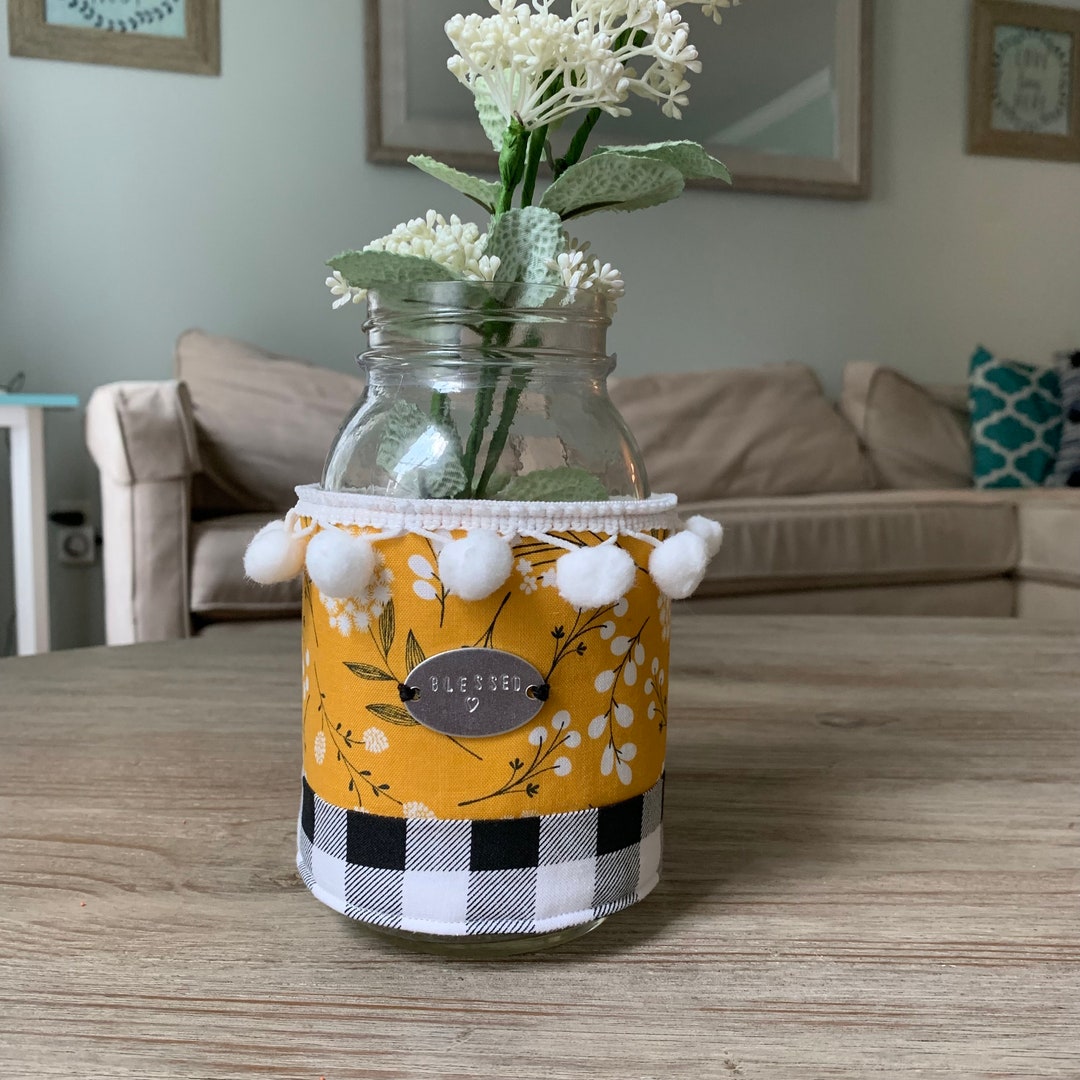 Blessed Mason Jar Snap Wrap Mason Jar Wraps Mason Jar Kozy - Etsy