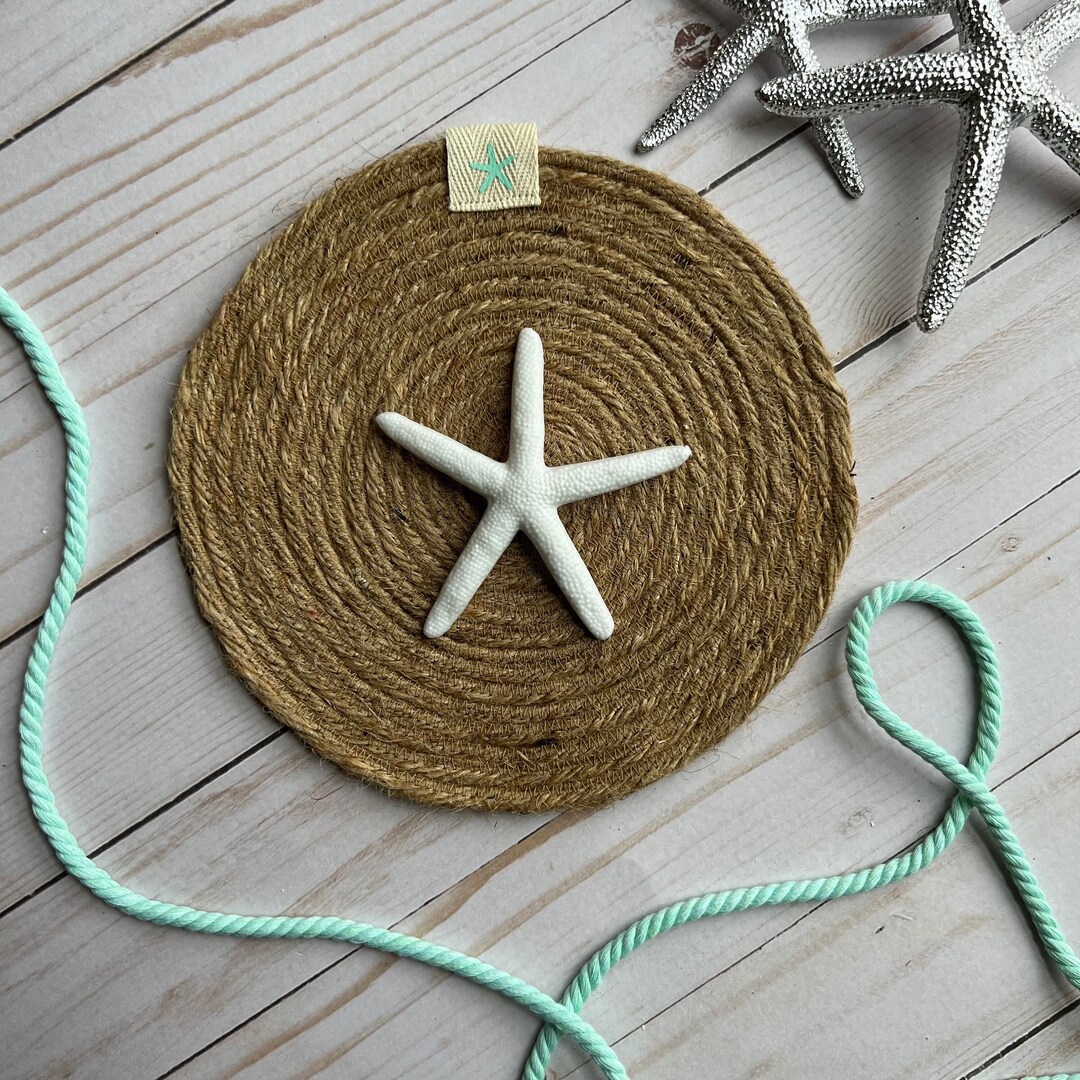 Jute Rope Trivet Starfish Trivet Beachy Decor Beach Home - Etsy