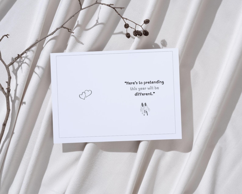 Funny New Year Card 2026 | Sarcastic Greeting Card | Cheeky New Years ...