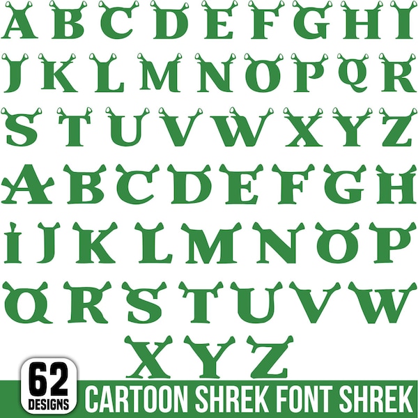 Shrek Silhouettes - Etsy UK