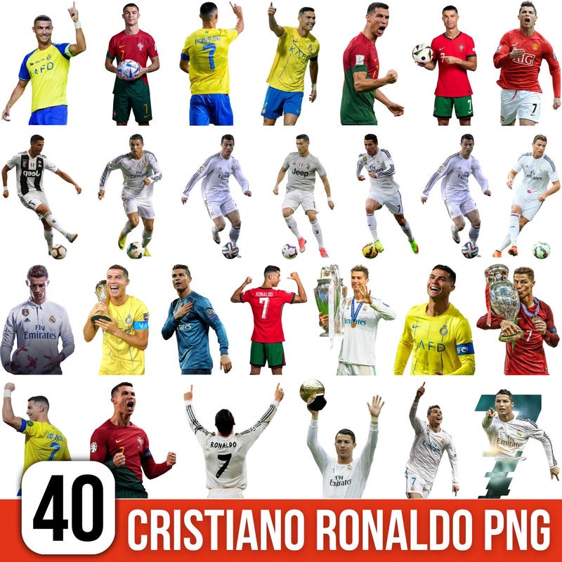 Cristiano Ronaldo Template - Etsy Canada