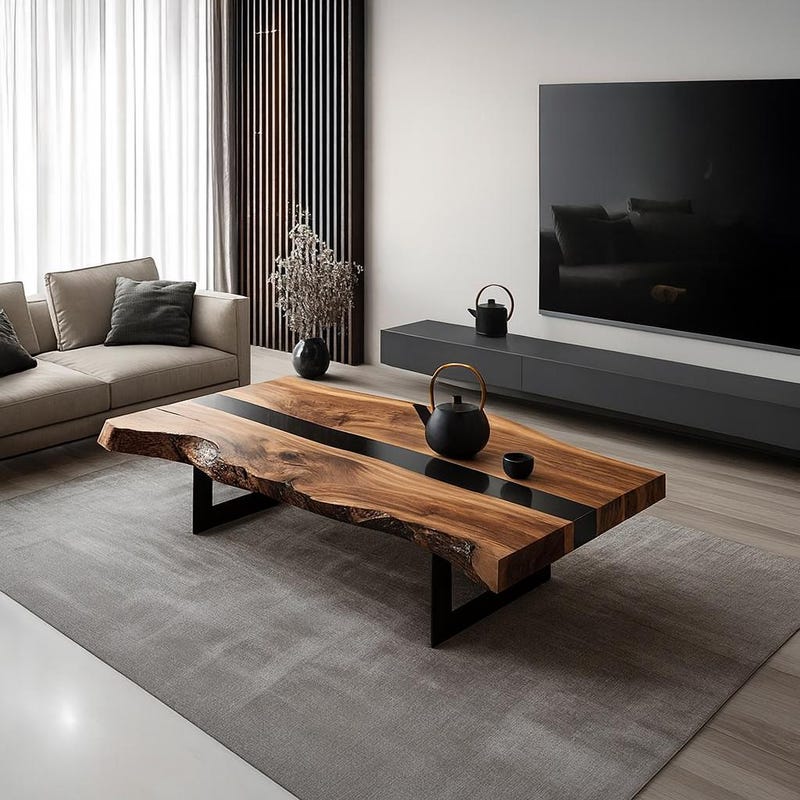 Floating Console Table Nut - Etsy Canada