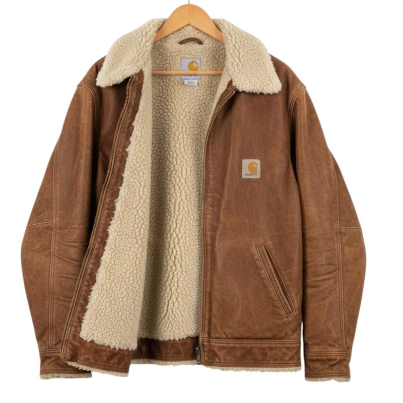 Vintage Suede Carhartt Womens Coat - Etsy