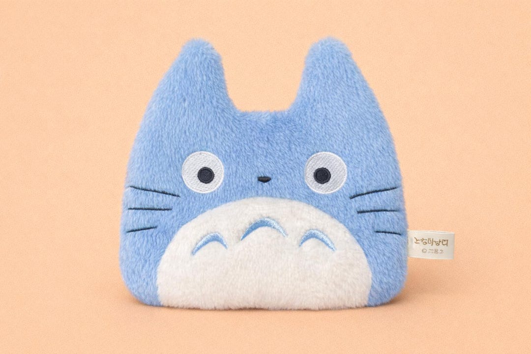 Totoro-inspired Plush Coin Purse Keychain | Kawaii Zipper Pouch Mini ...