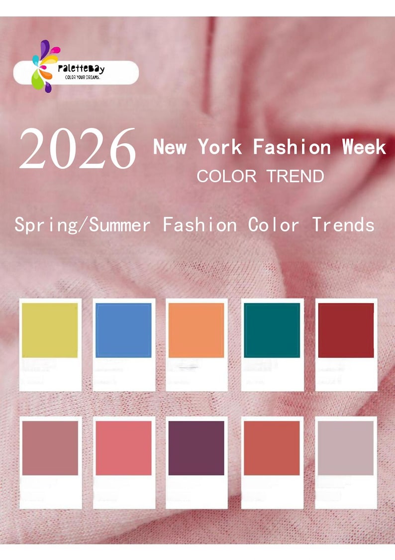 2026 Spring Summer Color Palettes PDF · 9 Trend Forecast Schemes · 45 ...