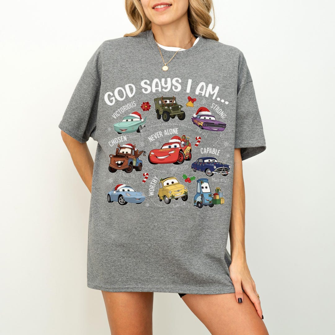 Disney Pixar Cars Characters God Says That I Am Png, God Says I Am Png ...