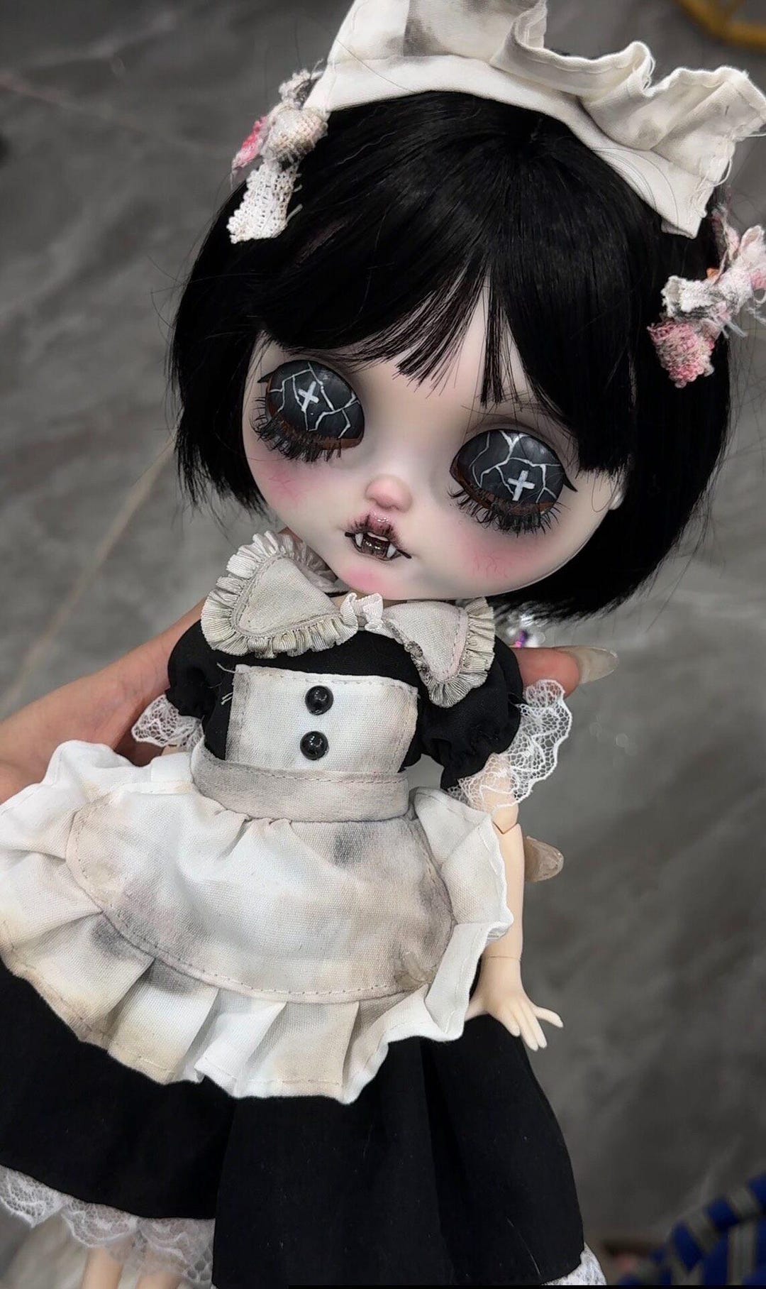 OOAK Zombie Blythe Doll • Gruselige Custom Art Doll - Etsy.de