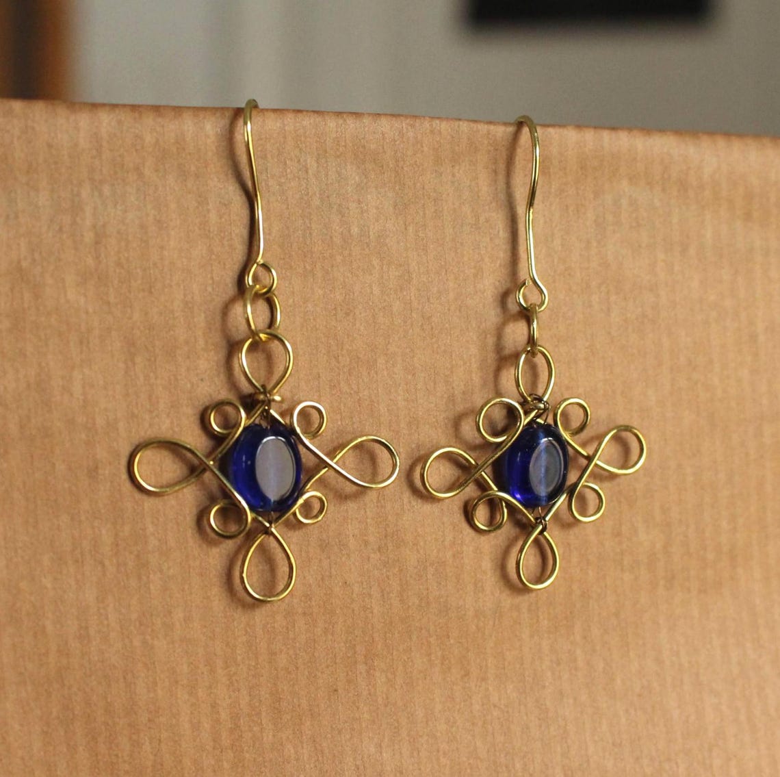 Elegant Wire Wrapped Earrings, Handmade Earrings, Fairycore Jewelry - Etsy