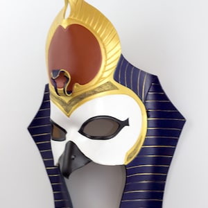 Made to Order: Egyptian God of the Sun, Ra V.2 Leather Mask - Etsy
