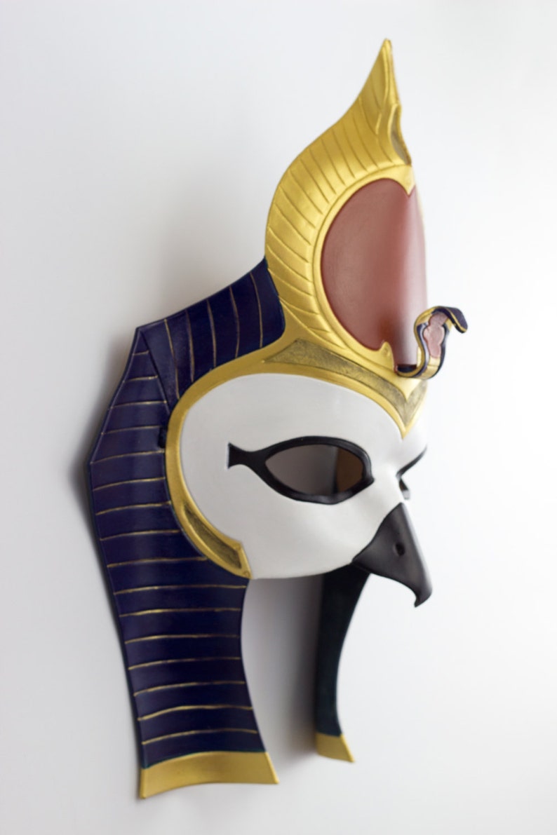 Made to Order: Egyptian God of the Sun Ra V.2 Leather Mask - Etsy